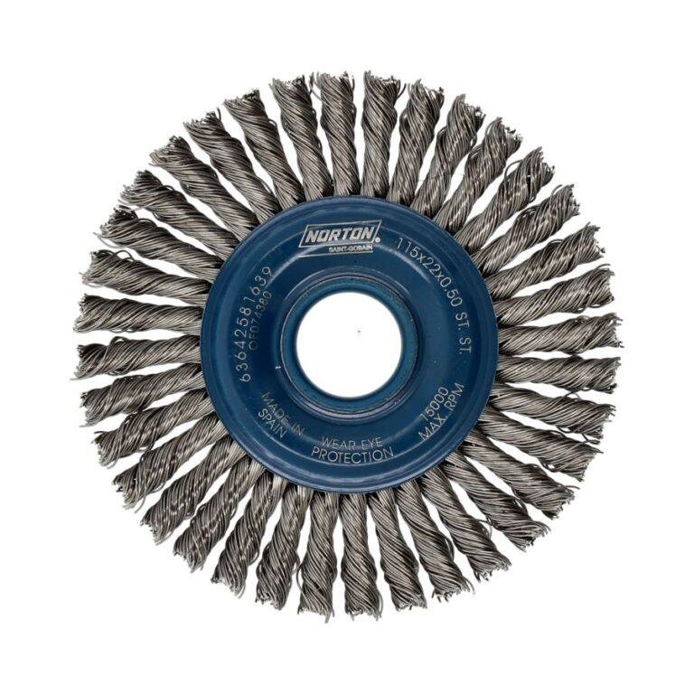 Norton HD Twist Knotted Wheel Brushes 36 Knots, 1/Pack - SAIC Ltd.