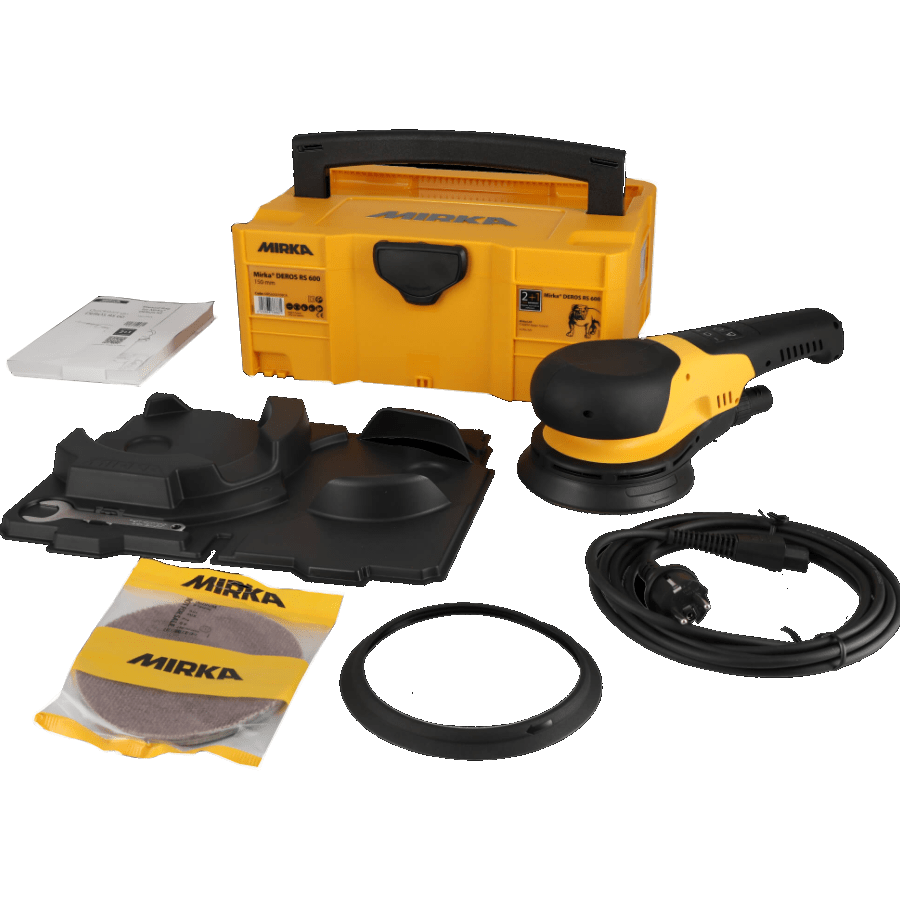 Wall Sander Mirka® DEROS 5650CV 125/150 Random Orbital Sander Kit With ...